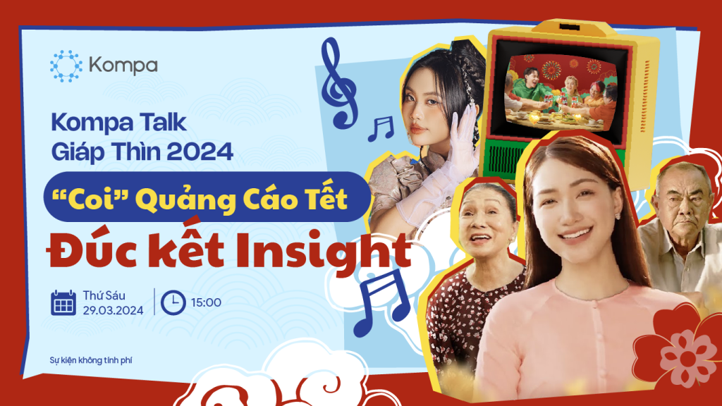 [Kompa Talk] Giáp Thìn 2024: "Coi" Quảng cáo Tết, đúc kết Insight - KOMPA